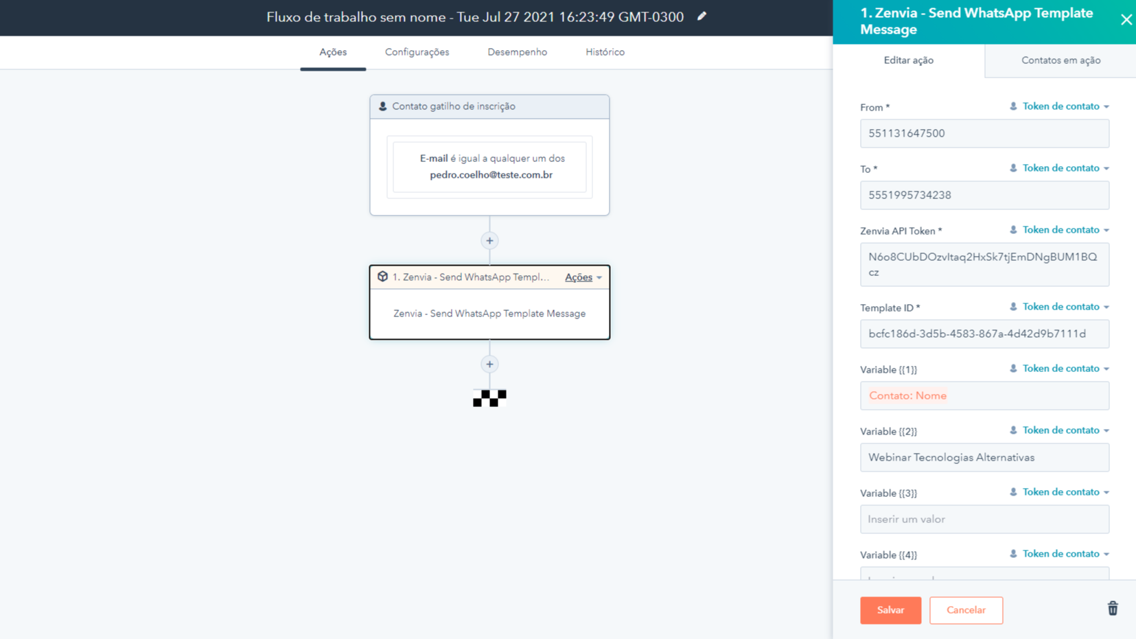 Zenvia Templates HubSpot Integration | Connect Them Today