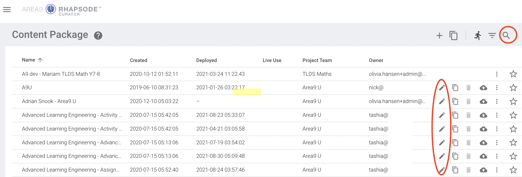 What do my students see when they access Rhapsode Learner™ for the ...