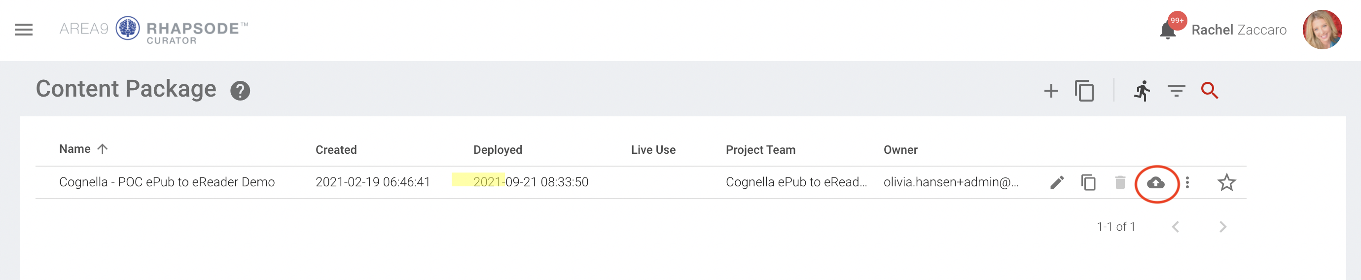 What do my students see when they access Rhapsode Learner™ for the ...
