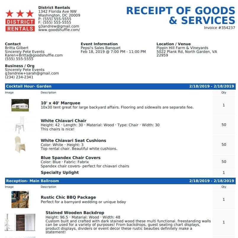 How to Make Event Delivery and Pick Up Easier - Goodshuffle Pro