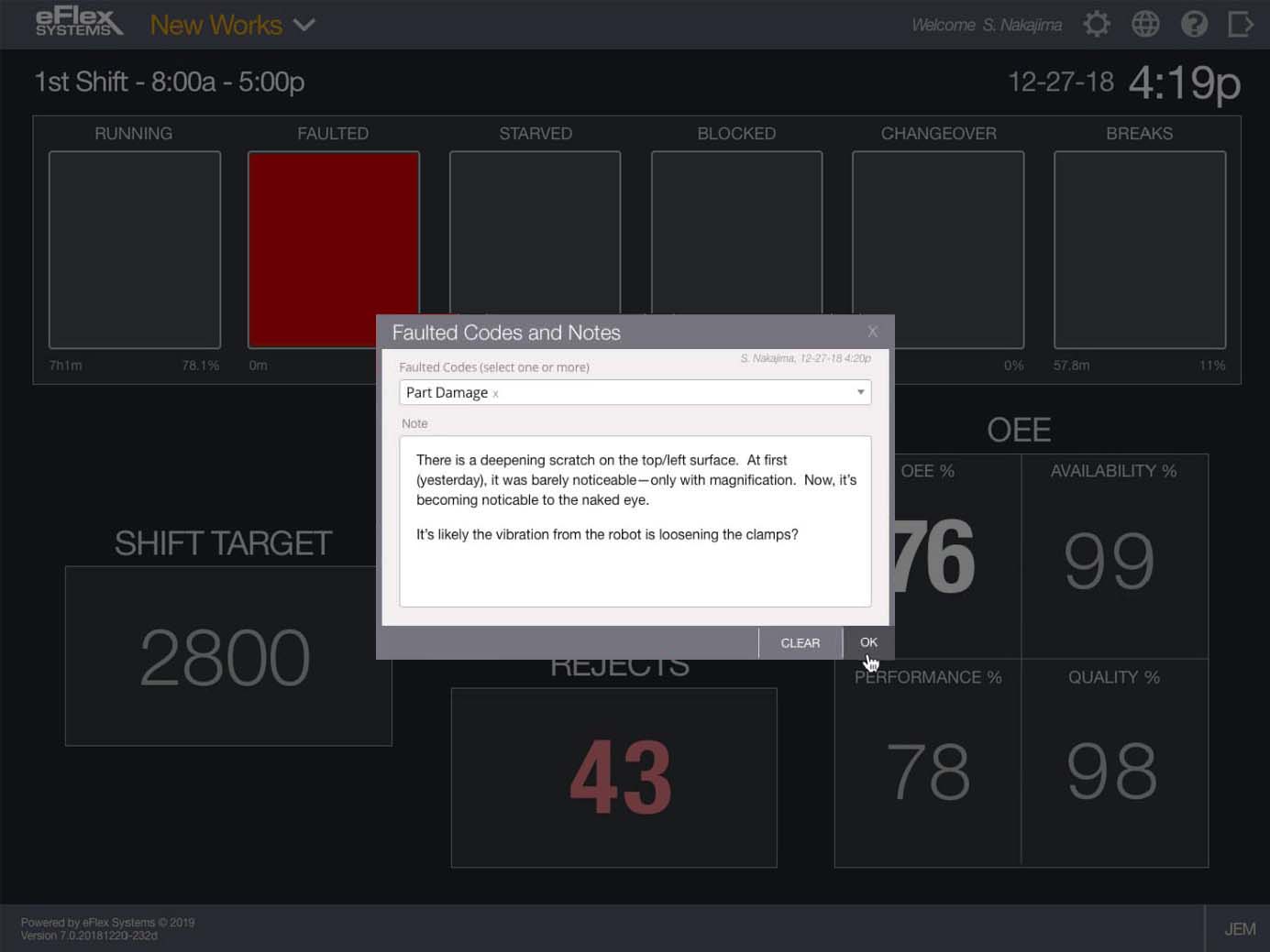 OEE | Machine State & Overall Equipment Effectiveness