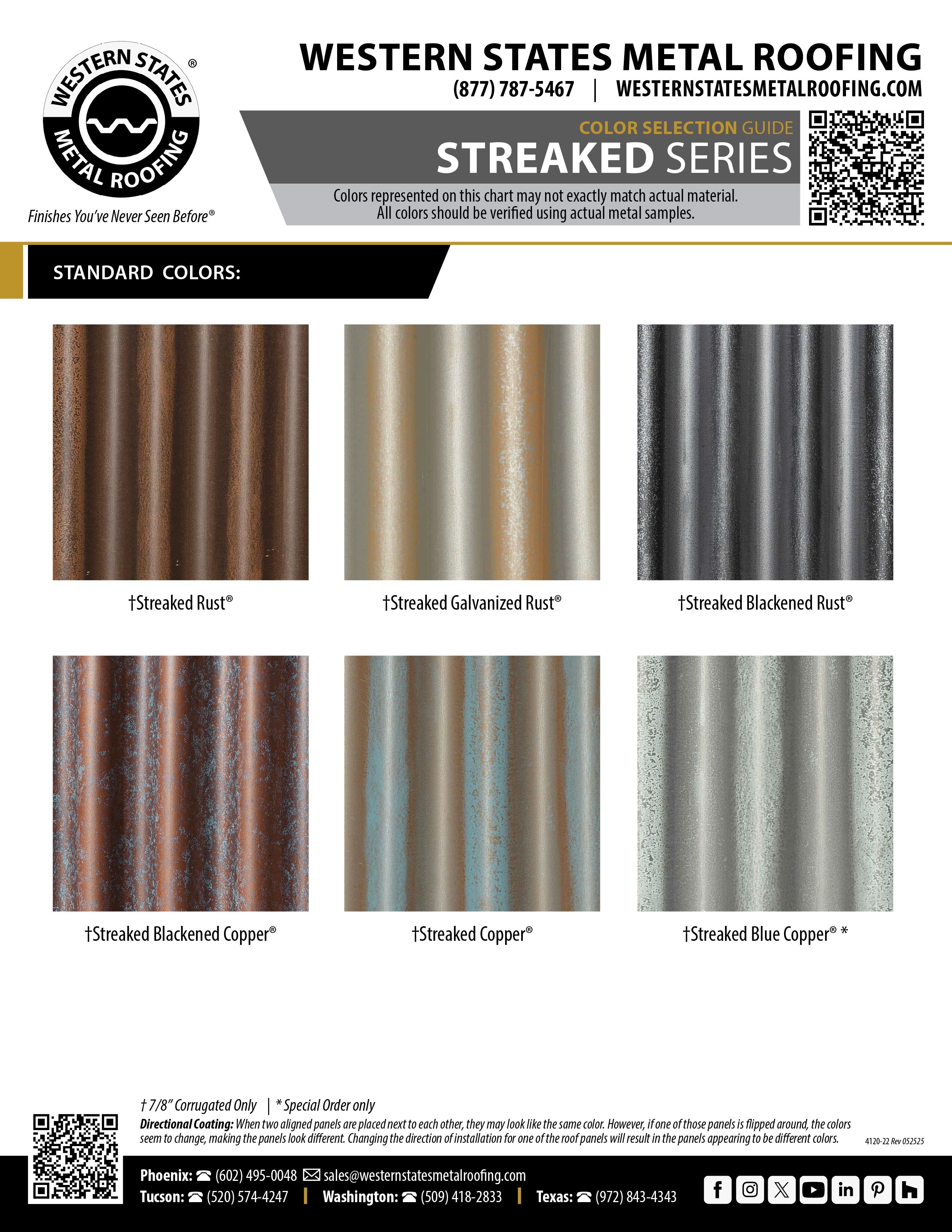 Metal Roofing Color Charts | Over 100 Colors | Buy Mfg. Direct & Save