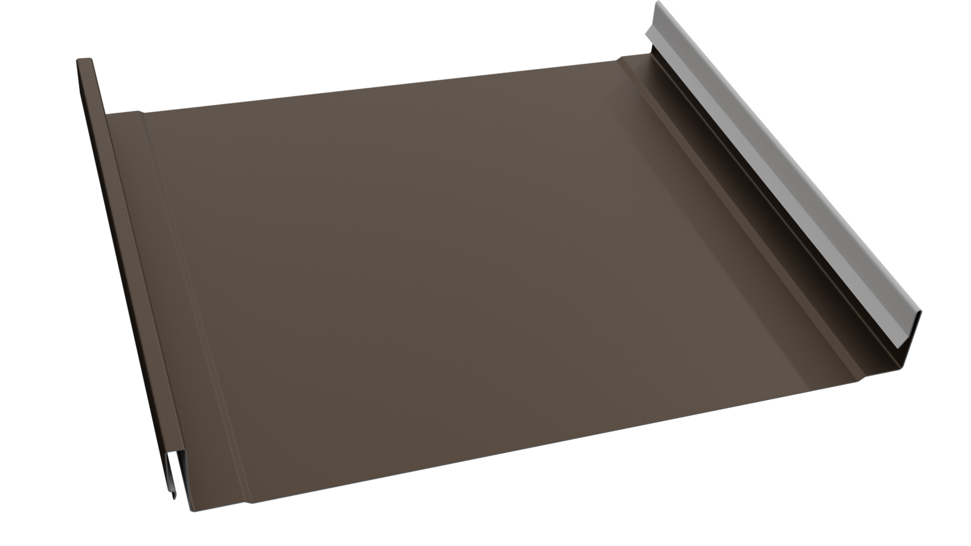 Metal Roofing, Siding, and Wall Panels in Mansard Brown