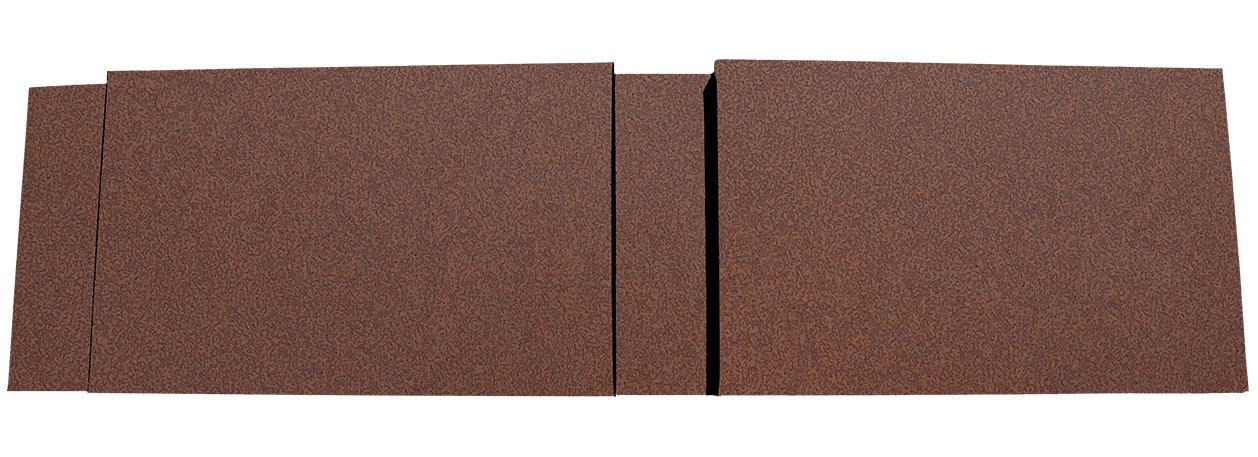Weathered Rustic®. Painted Panel Designed To Look Like Rusted Roofing