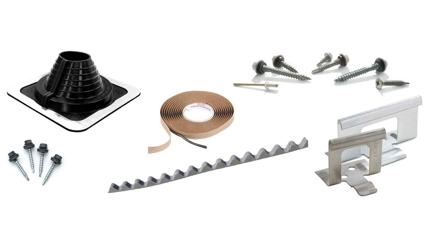 Mechanically Seamed Standing Seam Concealed Fastener Metal Panel