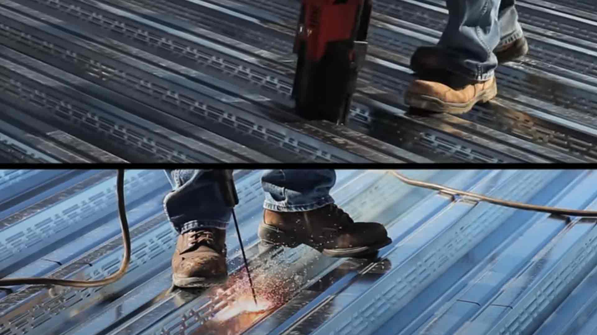 Metal Puddle Deck Welding