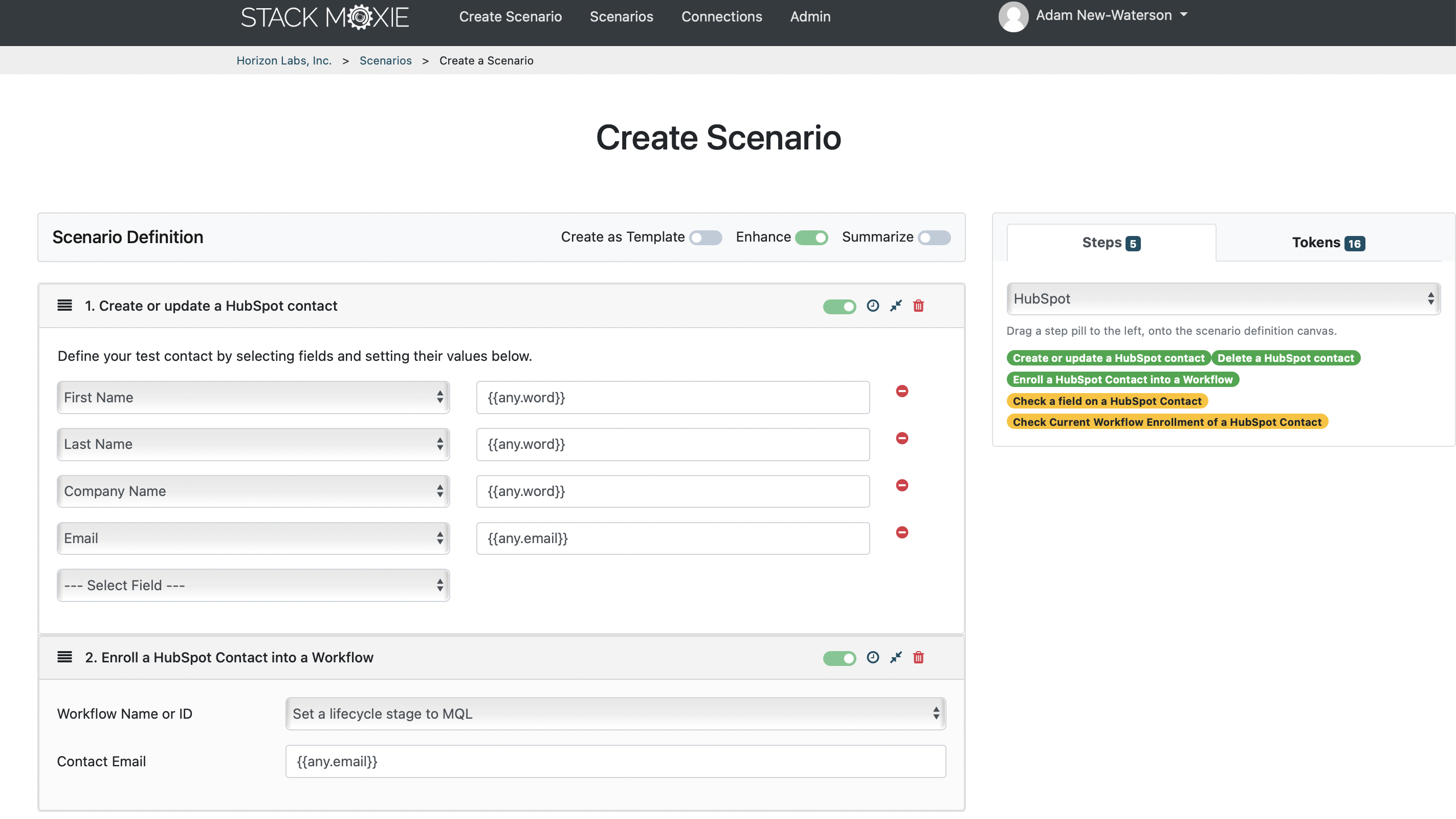 Stack Moxie HubSpot Integration | Connect Them Today