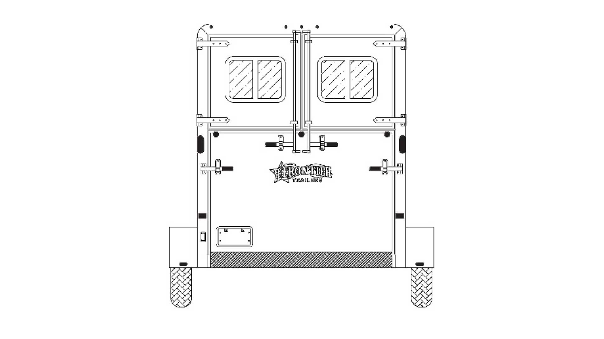 Frontier Trailers - Ambassador 67" GN Straight Load Series Trailers