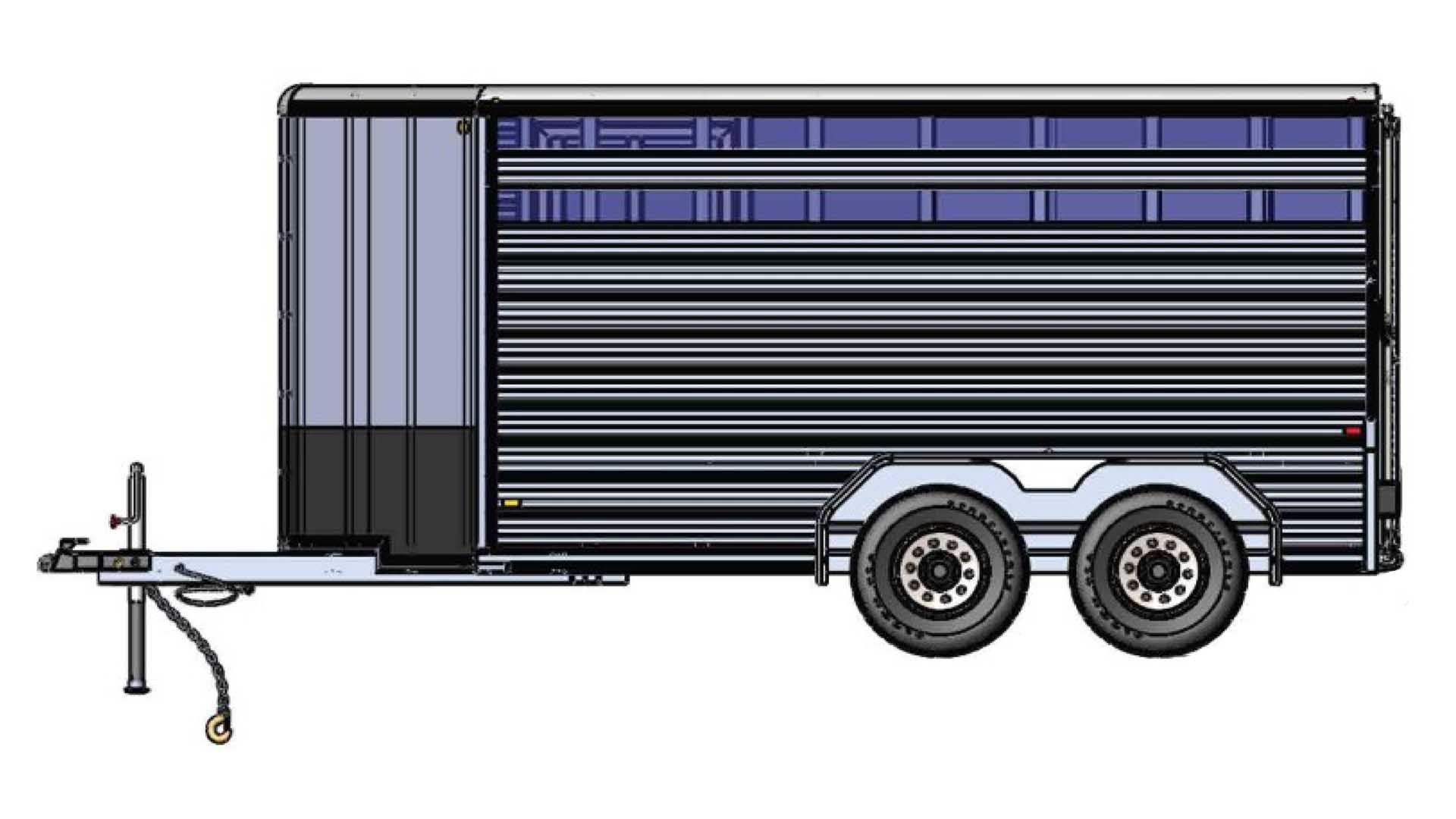 Frontier Trailers 14'7" HORSE TRAILERS Leonard Truck & Trailer, Inc.