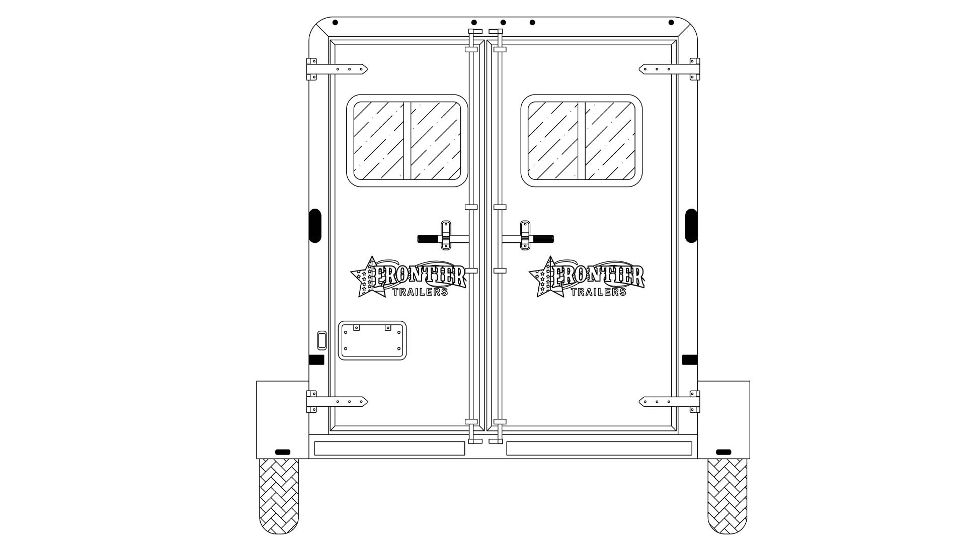 Strider 24"T Bumper Pull Slant Load Series
