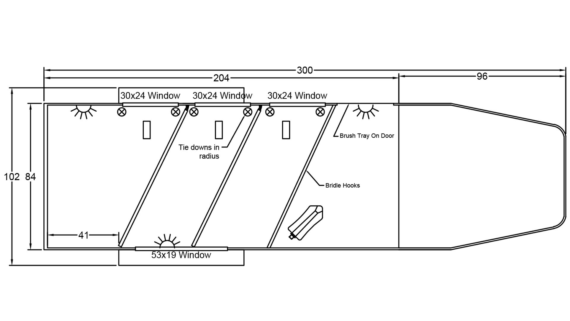 Strider LITE Gooseneck Slant Load Series