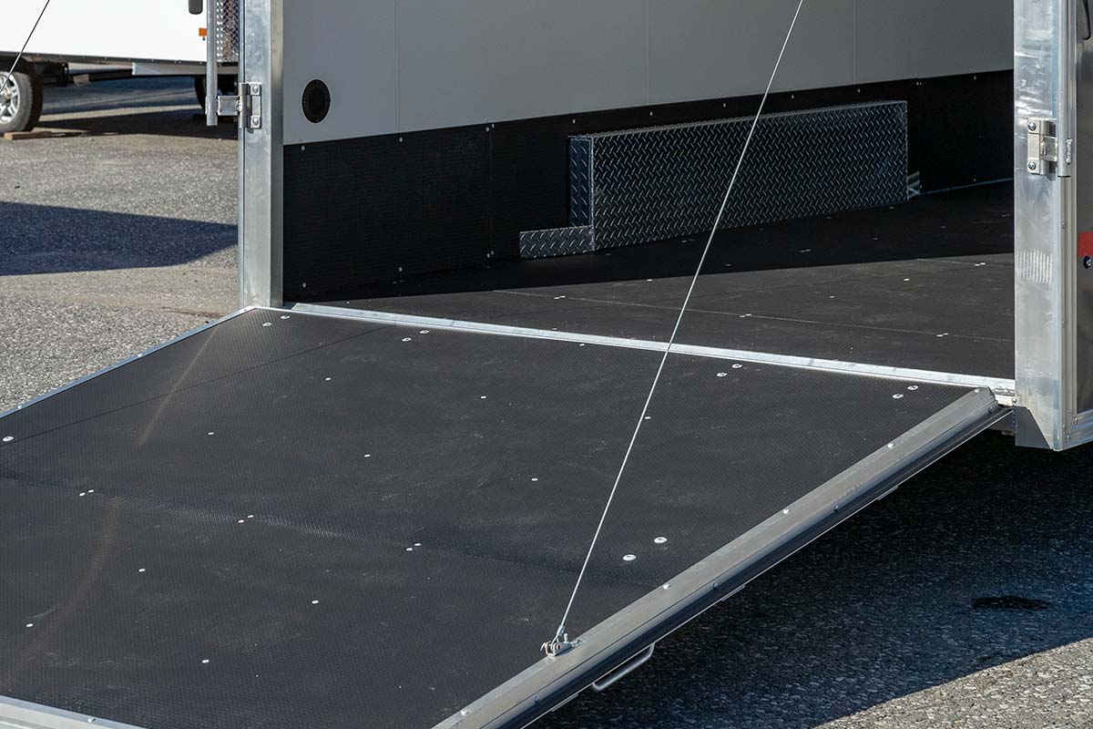 Enclosed Inline Aluminum Snowmobile Trailers: High Country Trailers