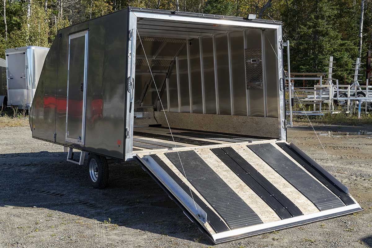 Crossover Aluminum Enclosed Snowmobile Trailers: High Country Trailers
