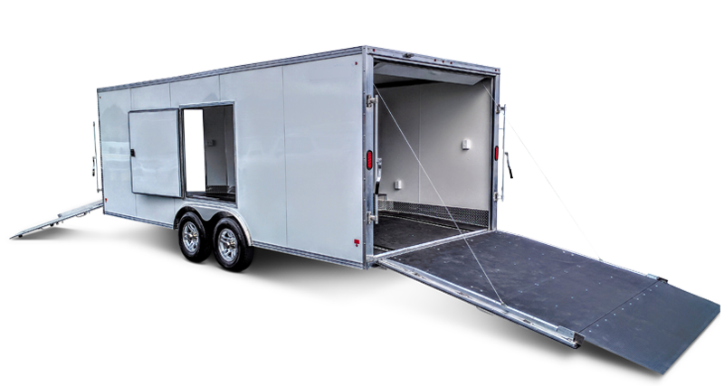 Enclosed All-Sport Aluminum Snowmobile Trailers: High Country Trailers