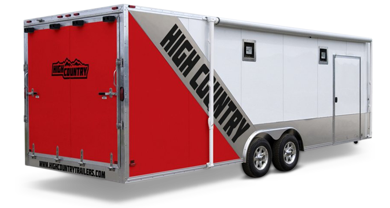 Aluminum Enclosed Car Hauler Trailers: High Country Trailers