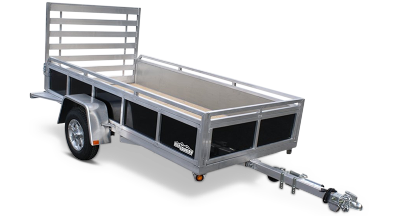 SSR 20" Side Wall Open Aluminum Utility Trailers: High Country
