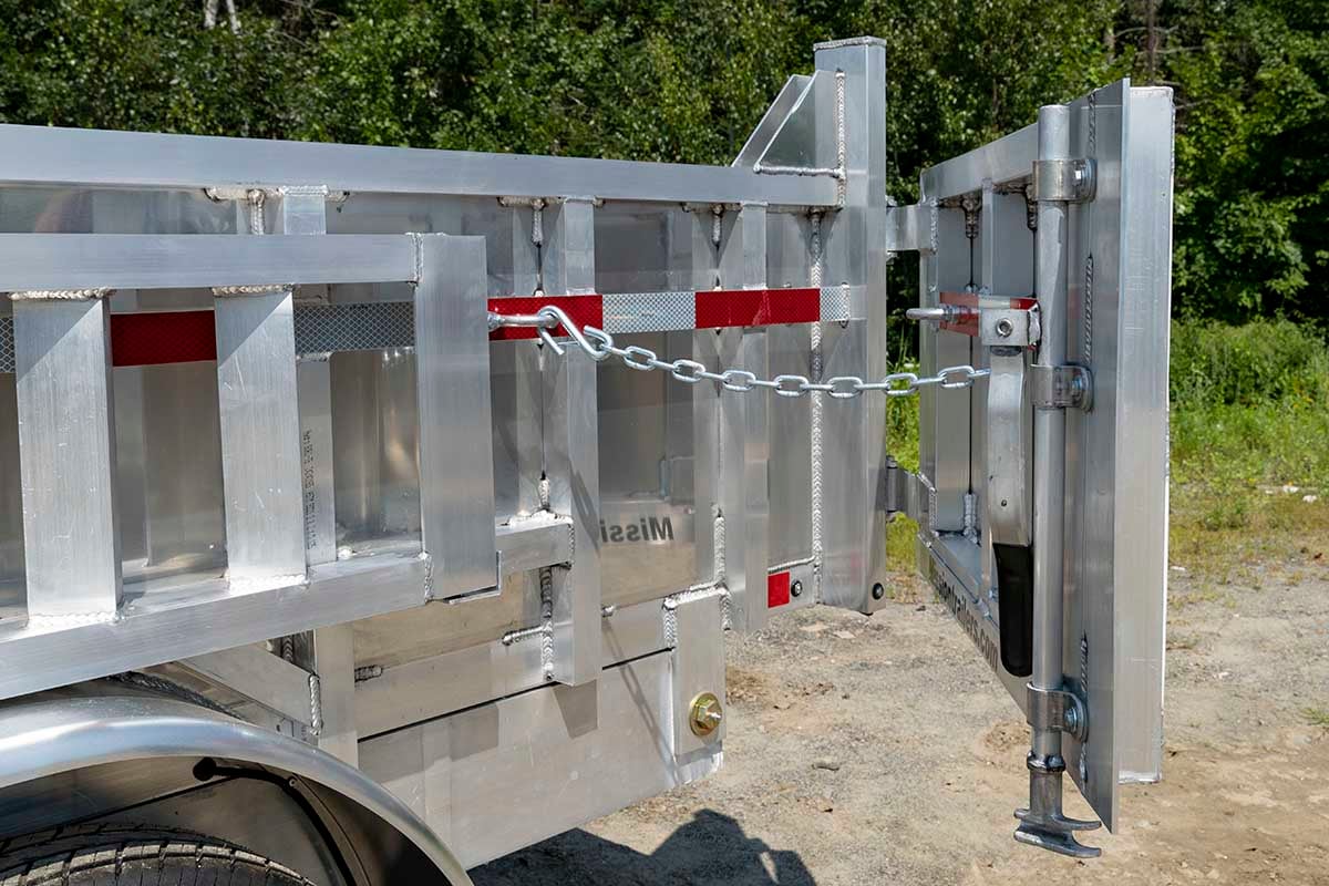 Commercial Utility All Aluminum Dump Trailers by Mission Trailers