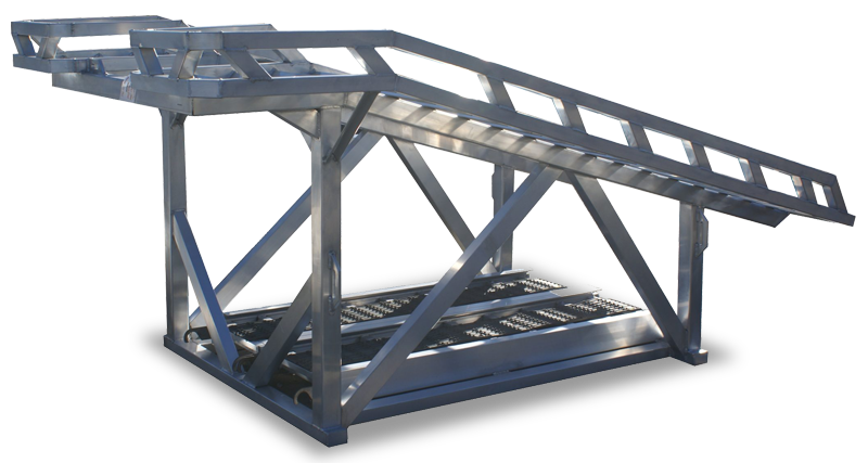 Truck Bed-Mounted Aluminum UTV / ATV Racks by Mission Trailers