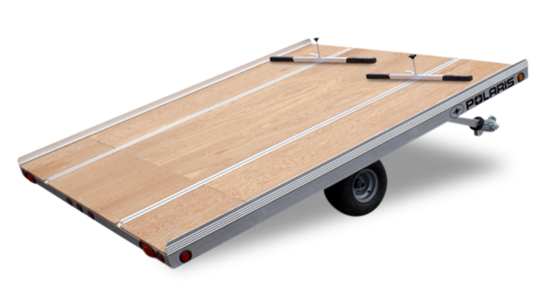 Polaris Open Tilting All-Aluminum Two Place Snow Trailers