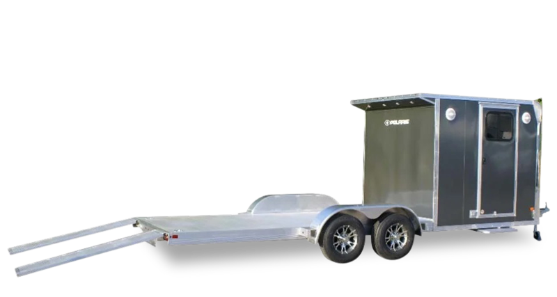 Polaris Open SxS X Series All-Aluminum Trailers w/Enclosed Storage Box