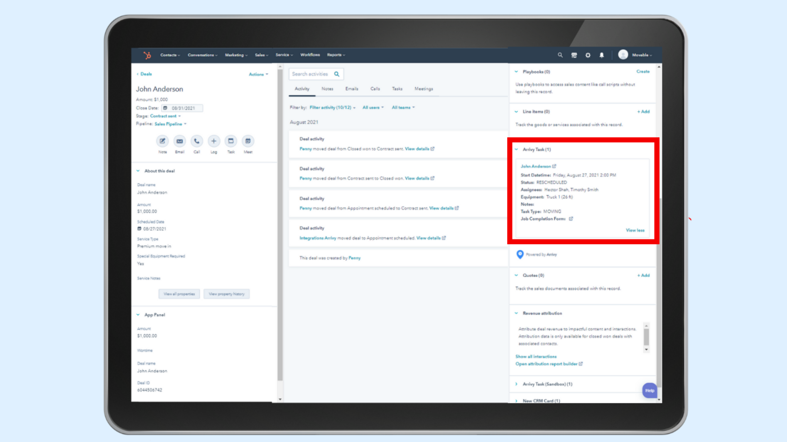 Arrivy HubSpot Integration | Connect Them Today
