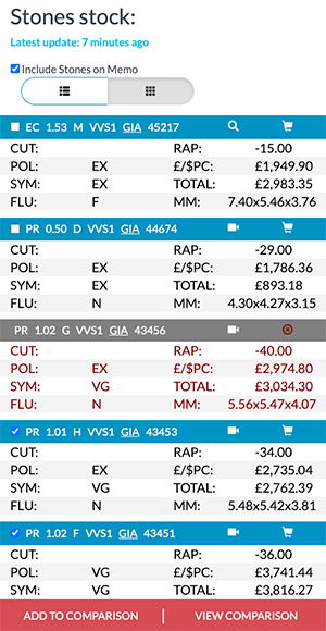 White Label Diamond Inventory App